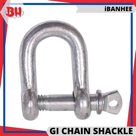 Ibanhee Gi Chain Shackle Gi Shackle D Shape Shopee Malaysia