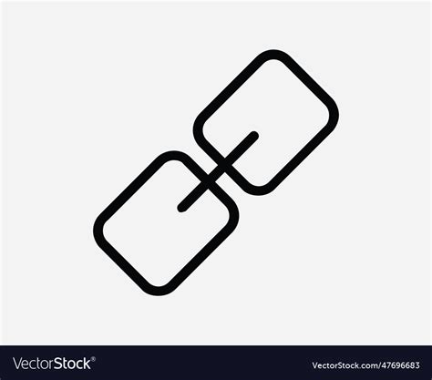 Chain Link Connection Symbol Royalty Free Vector Image