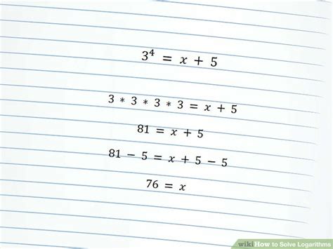 3 Ways To Solve Logarithms Wikihow
