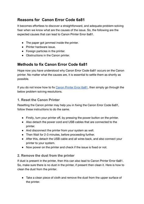 PPT How To Resolve Canon Printer Error A PowerPoint Presentation