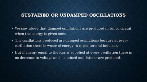 Working Principle Of Oscillator And Types Of Oscillatory Circuit PPT