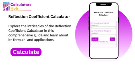 Reflection Coefficient Calculator Online