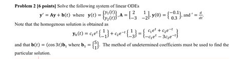 solved problem 2 [6 ﻿points] ﻿solve the following system of