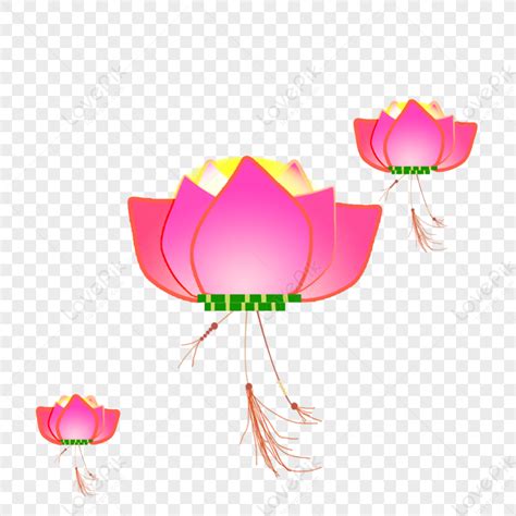 Kongming 랜턴 로터스 라이트 소원 중추절 Png 일러스트 무료 다운로드 Lovepik