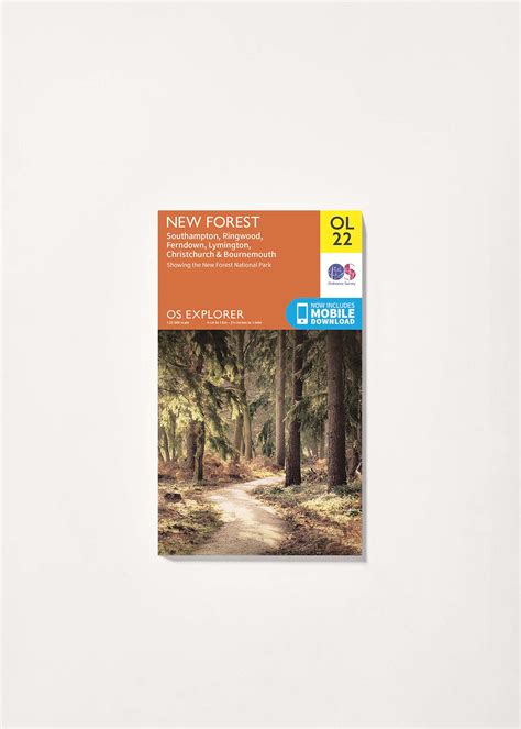 Ordnance Survey New Forest Os Explorer Ol22 Map