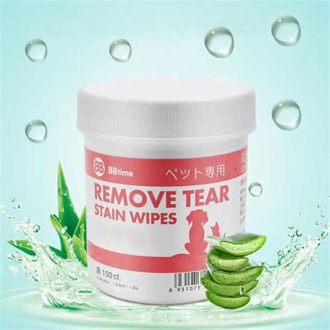 100 шт, салфетки для домашних животных с алоэ, увлажняет, для собак ...