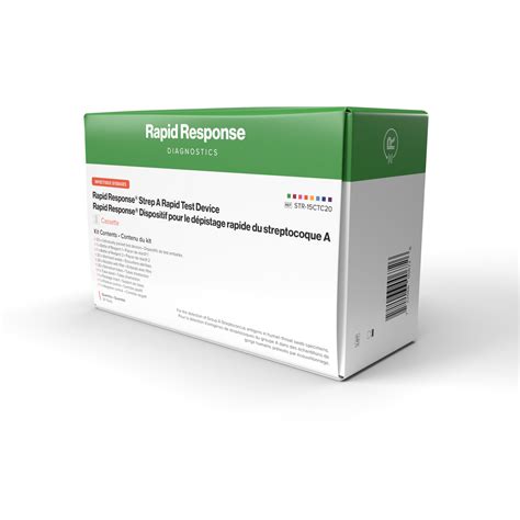 Rapid Response Strep A Cassette Testing Kit Therapysupply