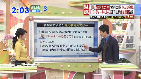 古川枝里子【オッパイくっきりイイ形がモロw】 女子アナガチ野郎