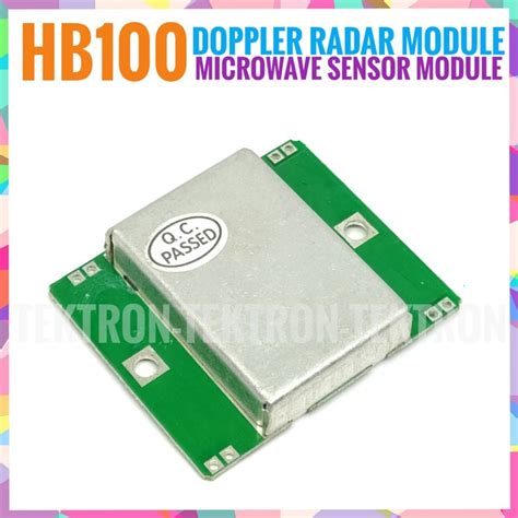 Jual Hb100 Doppler Radar Sensor Microwave Detector Module Arduino Uno Nano Shopee Indonesia