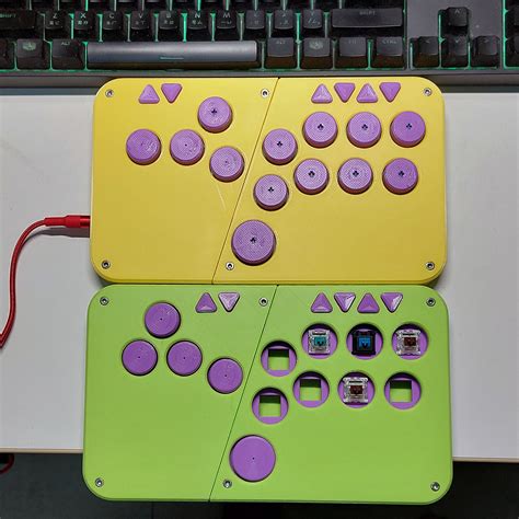 Stl File Controller Hitbox Case And Buttons Printable In Ender3v2 🎲・3d Print Design To