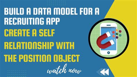 Salesforce Trailhead Create A Self Relationship With The Position Object Youtube