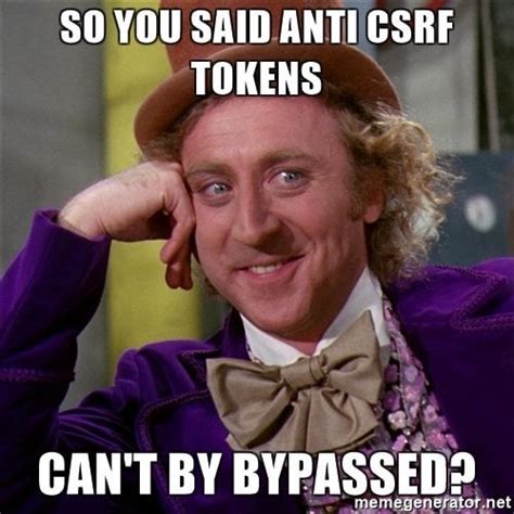 methods to bypass cross site request forgery csrf protection r netsec
