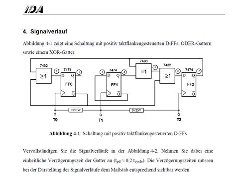 Solved Figure 4 1 Shows A Circuit With Positive Clock Edge