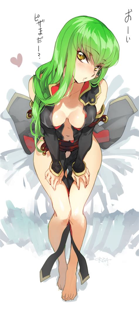 Creayus C C Code Geass Translated Girl O Barefoot Bed Sheet