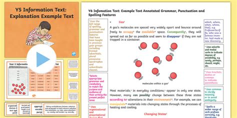 Y5 Information Texts Explanation Model Example Text Ks2 English