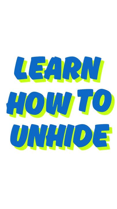 Shortcut Key Of Hide And Unhide Row And Column In Excel Excel Exceltricks Exceltips Youtube