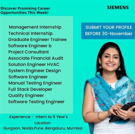 Siemens Follow Siemenshiring Jobstechjobs Likesharecomment Engineers Fresherjobs