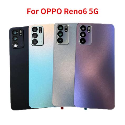 Original Back Glass For Oppo Reno G Back Cover Rear Door Housing Case With Camera Lens