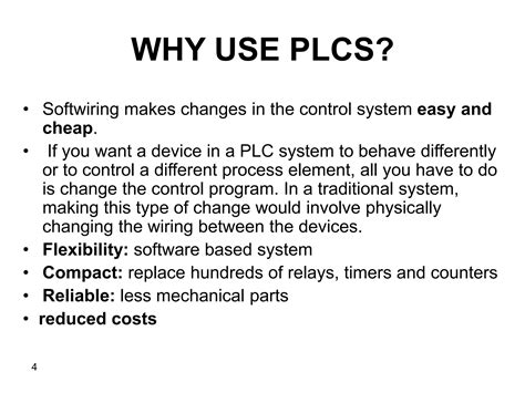 Programmable Logic Controllers Introduction To PLCs Chapter 1 Lec1 Ppt