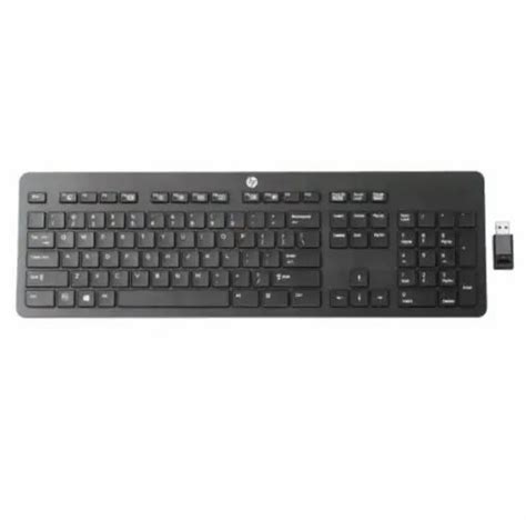 Black HP Slim Wireless Keyboard Model Name Number Essential At Best Price In Dehradun