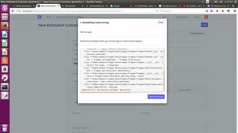 Problem In Save Button In New Module Erpnext Frappe Forum