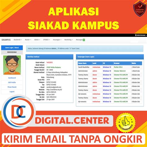 Jual Aplikasi Sistem Informasi Akademik Kampus Siakad Kampus Shopee