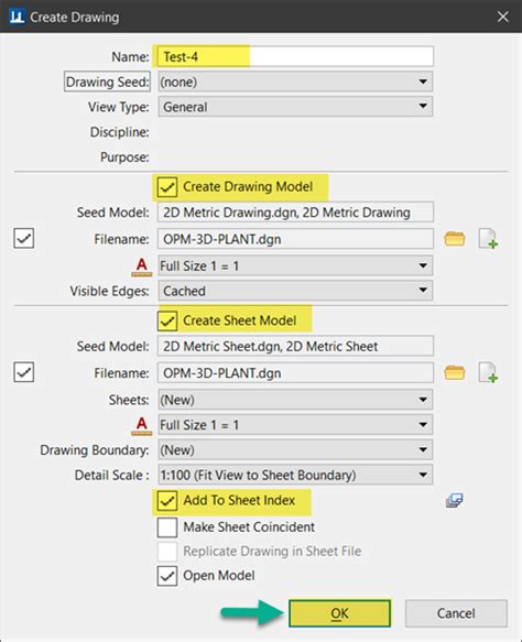 OpenPLANT AutoPLANT How To Create Sheet Through Named Boundary In