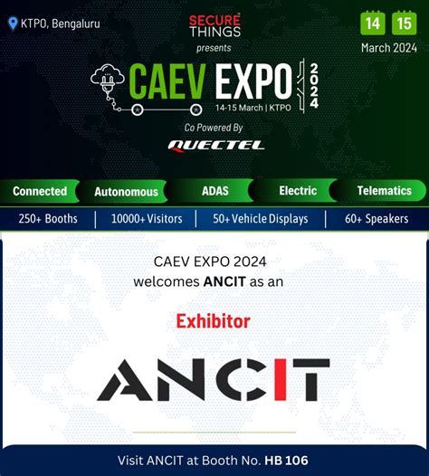 Ancit Automotiveinnovation Sdv Adas Vcu Autosar Ecutesting Caevexpo2024