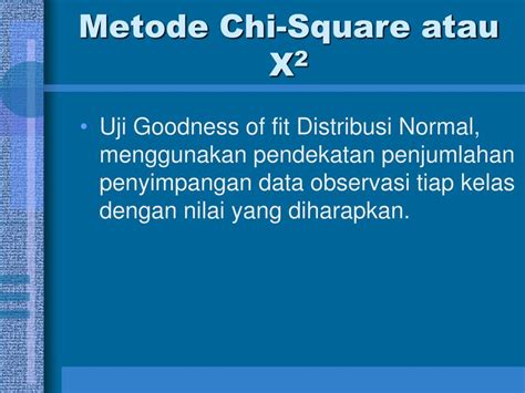 Ppt Uji Normalitas Kolmogorov Smirnov And Chi Square Oleh Roni Saputra M Si Powerpoint