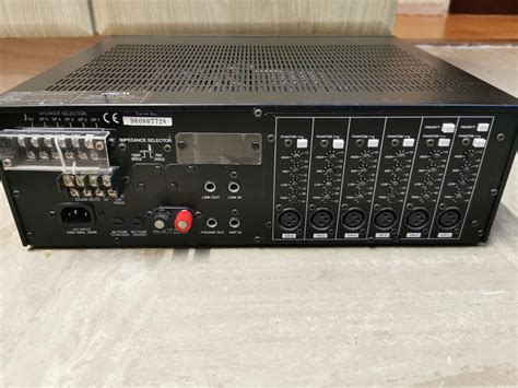 Inter M Pam 120 Public Address Amplifier With Pam Deck Ebay Uk