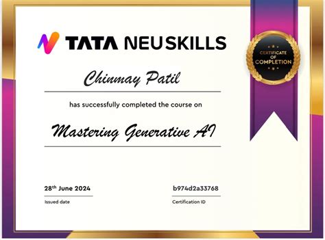 Chinmay Patil On Linkedin Generativeai Aiinnovation Tataneuskills