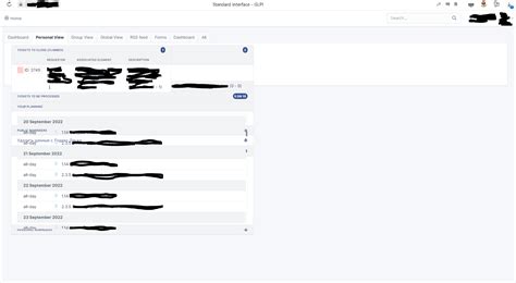 Layering Menus On Top Of Each Other In The Personal View Tab · Issue
