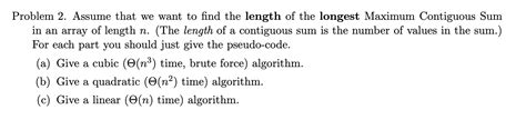 Solved Problem 2 Assume That We Want To Find The Length Of