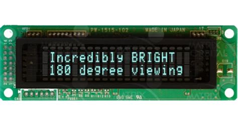20x2 Character Vfd Display
