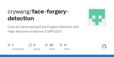 Github Crywang Face Forgery Detection Code For Generalizing Face Forgery Detection With High
