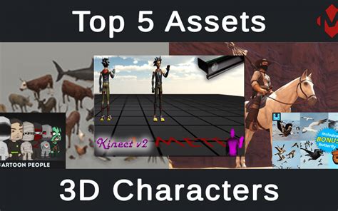 Top 5 Unity Assets 3d Characters Projectmakers Softwareentwickler Aus Leidenschaft