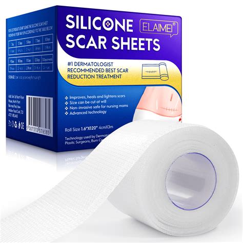 Silicone Scar Sheets 16”x 120” 3m Upgrade Clear Scar Tape