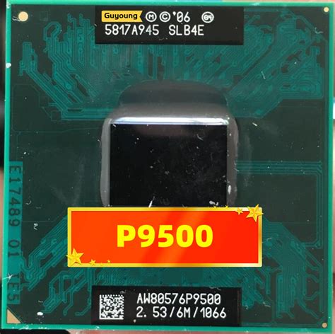 Core 2 Duo P9500 Cpu Laptop Processor Pga 478 Cpu 100 Working Properly Lazada