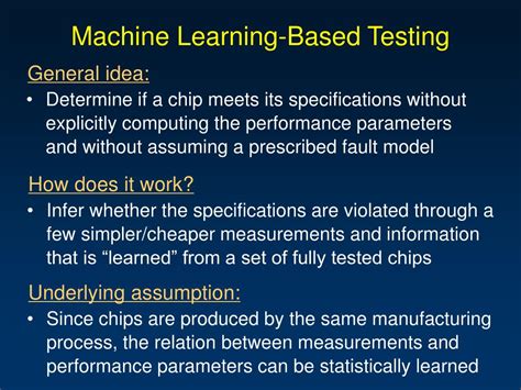 Ppt A Non Linear Neural Classifier And Its Applications In Testing