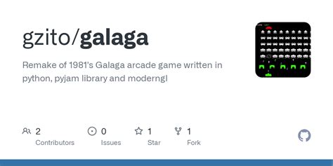 github gzito galaga remake of 1981 s galaga arcade game written in python pyjam library and