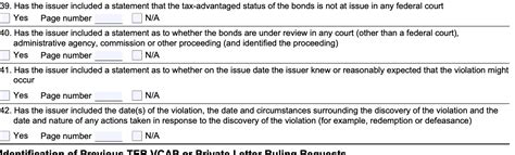 Form 14429 Tax Exempt Bonds Closing Agreement Request