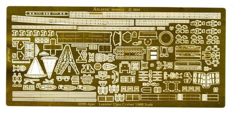 Atlantic Models 1 600 Hms Ajax Upgrade Set