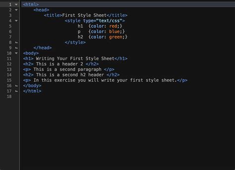 solved create a rule of your choice for a class selector