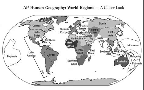 Ap Regions Map Color 2018