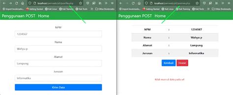 Contoh Penggunaan Method POST Dan GET PHP Awonapa Website Dan Blogging