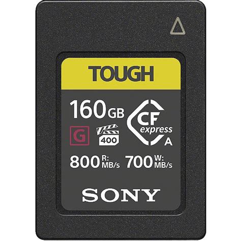 Cartão De Memória Sony Tough 160gb Cfexpress Type A Backup Equipamentos