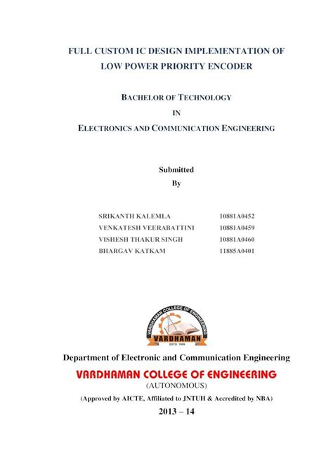 Pdf Full Custom Ic Design Implementation Of Priority Encoder Dokumentips