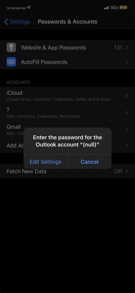 Anyone Has This Problem In Mail Settings Everytime I Try To Add Outlook
