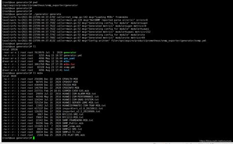 generator generate ，snmp exporter生成 snmp yml文件 g netsnmp reported parse error s errors 63