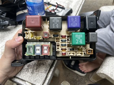 I Need Help Finding The Fusebox Pinout For Corolla Ae111 R Toyota